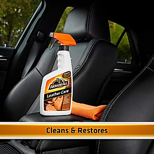 Car Leather Care Spray by Armor All, Leather Cleaner and Protectant for Cars, Trucks and Motorcycles, 16 Fl Oz