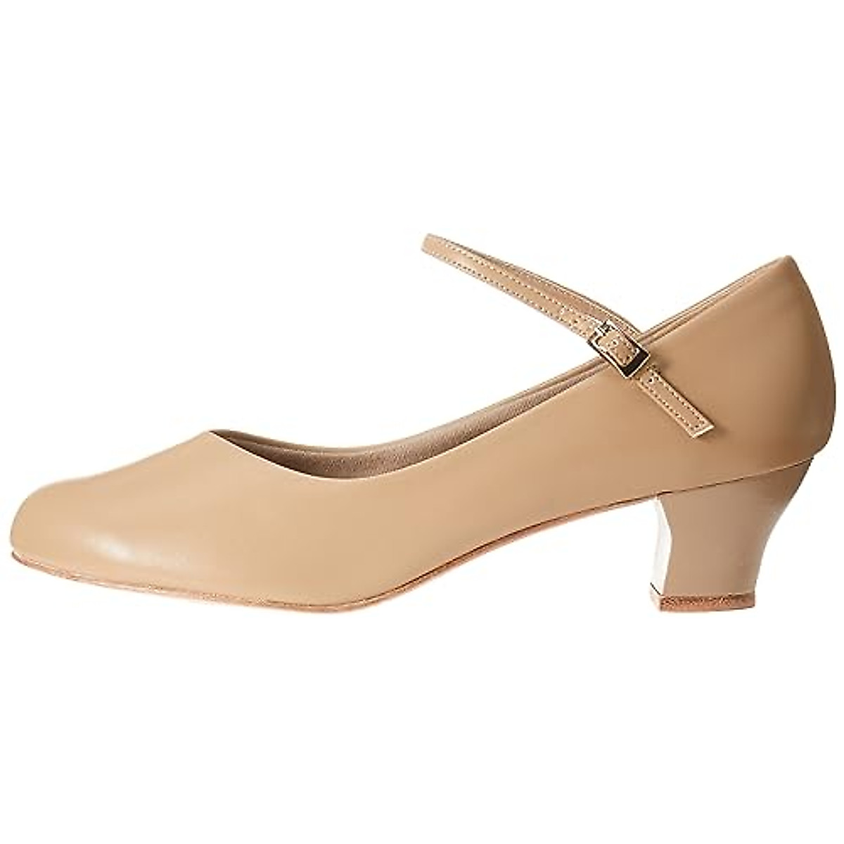 Capezio Women's Medium Cassie Jr. Character Shoe, Caramel, 4.5