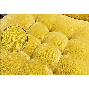 Non-Slip Chair Cushion, Premium Tufted Rocking Seat Back Pad with Ties, Durable & Comfort Pillow Cushion for Relief Sciatica, Thick Chair Mat for Office Car Dining Room Kitchen Outdoor/Indoor Pink