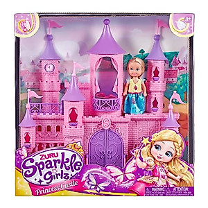 Sparkle Girlz Mini Fantasy Castle with 4.5" Cupcake Doll by ZURU, for Girls 3 Years Old and Up