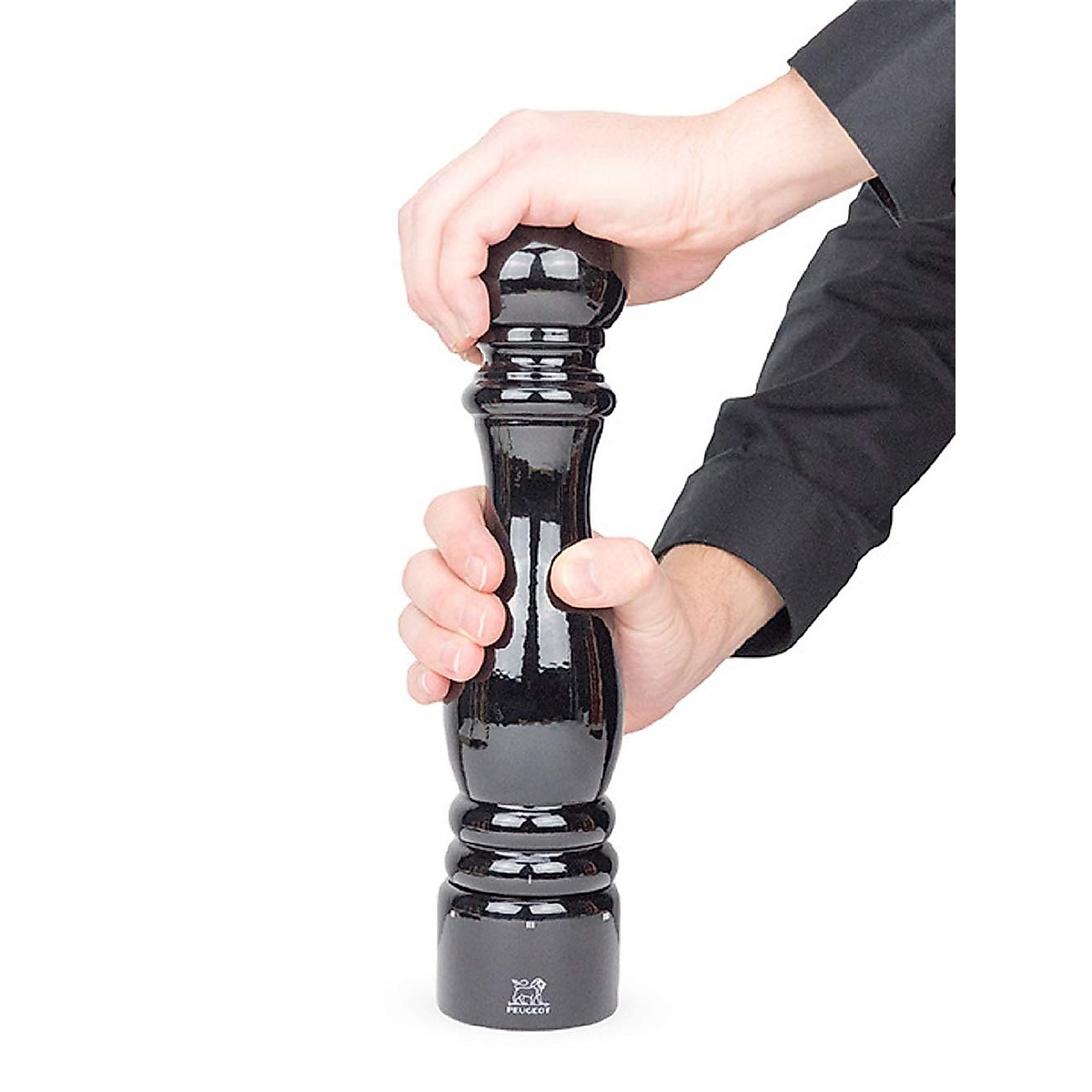 Peugeot Paris U'Select 10-3/4-Inch Pepper Mill, Black Lacquer