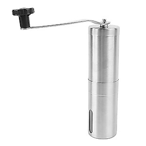 Manual Coffee Grinder, Fine Grinding Hand Coffee Mill Durable Stainless Steel for Outdoor