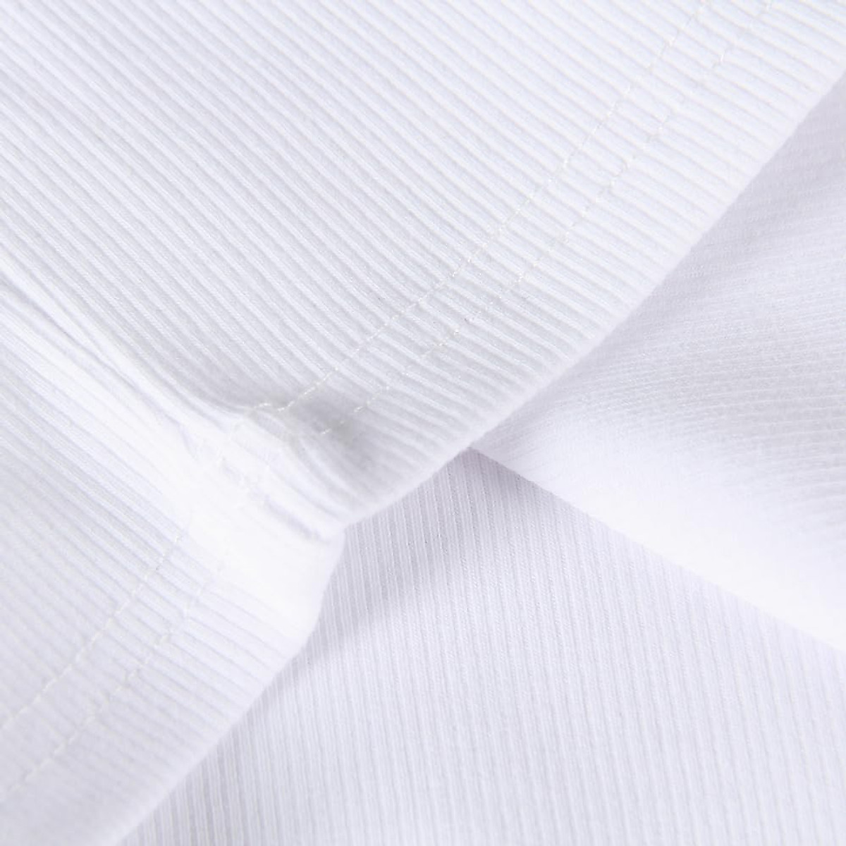 Artfish Women's Sleeveless Full Tank Top Form Fitting Scoop Neck Ribbed Knit Basic Tight Fitted Cami White S