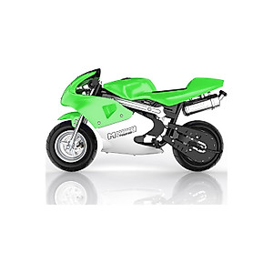 MotoTec Phantom Gas Pocket Bike 49cc 2-Stroke Green