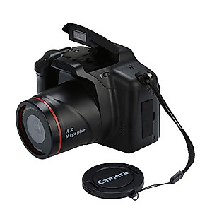 Lovskoo 1080P HD Digital Camera Mini Cameras for Photography Vlogging Camera with 16 Million, 16x Digital Zoom, 2.8in LCD Screen, Anti-Shake, Professional Video Camera Cool Stuff Travel Essensials