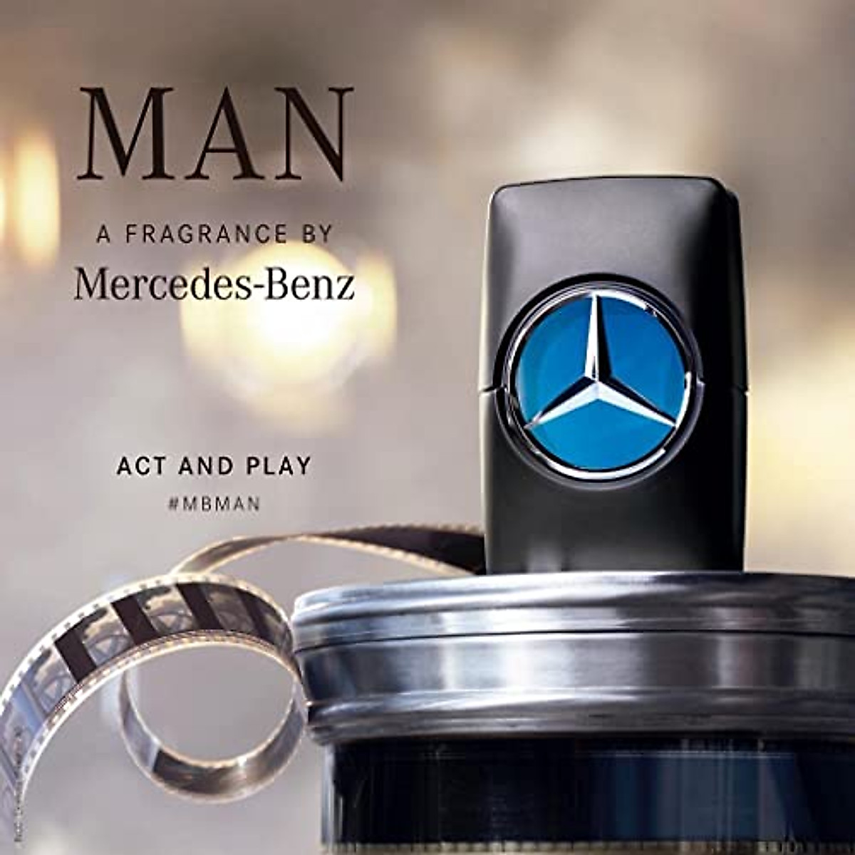 Mercedes-Benz Man - Elegant Fragrance With Sensual, Floral, Woody Notes - Mesmerize The Senses With Original Luxury Men’s Eau De Toilette Spray - Endless Day Through Night Scent Payoff - 1.7 OZ