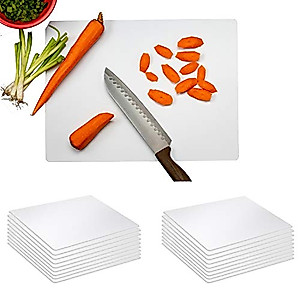 Crown 50 Count Premium Quality Disposable Cutting Boards ~10 Inch X 13.5 Inch Disposable Sheets For Kitchen And Commercial Use ~ Patent Pending ~ Recyclable Disposable Cutting Board Sheets