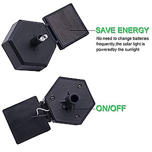 Uniprod LED Garden Lights - Solar Night Lights Owl Shape Solar-Powered Lawn Lamp - Waterproof, Energy Saving (Brown)