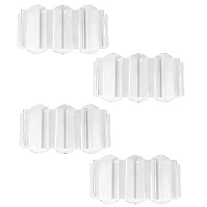 7Penn Taco Shells Holder Set of 4 - Toppings Tray to Taco Holder Stand Divided Serving Trays for Party and Dinner