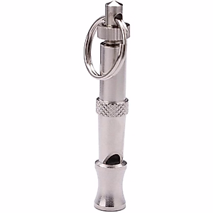 Labriciyon 1Pc Silver Adjustable Ultrasonic Dog Whistle,Portable Whistle Pet Whistle Supersonic Whistle Dog Whistles for Pet Training,Pet Supplies,Training and Behavior Aids,Convenient to Carry