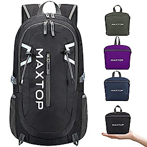 MAXTOP Hiking Backpack 40/50L Lightweight Packable for Traveling Camping Water Resistant Foldable Outdoor Travel Daypack