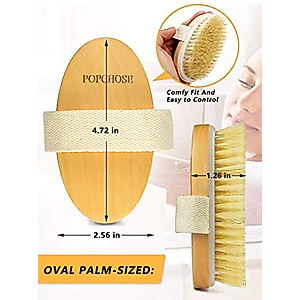 POPCHOSE Shower Steamers Aromatherapy-Dry Brushing Body Brush-- Stocking Stuffers Christmas Gifts for Women and Mom