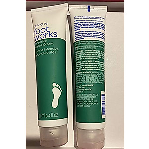 TWO (2) Avon Foot Works Intensive Callus Cream 3.4 Fl. Oz.
