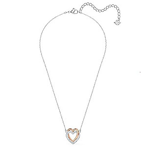 SWAROVSKI Hyperbola Pendant Necklace for Women, with a Mixed Metal Plated Finish and Clear Crystal Pavé