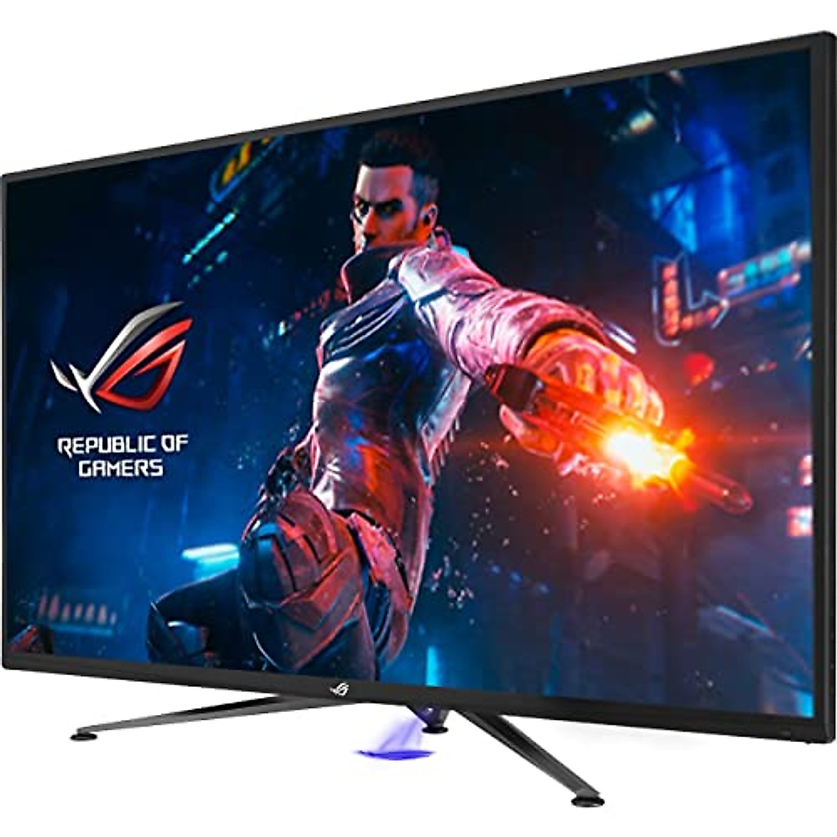 ASUS ROG Swift PG43UQ 43” 4K HDR DSC Gaming Monitor, (3840 x 2160), 144Hz, G-SYNC Compatible, 1ms, Eye Care, DisplayHDR 1000, DisplayPort HDMI USB, Aura Sync, BLACK