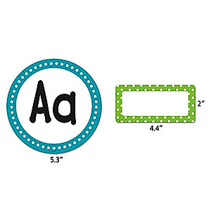 Teacher Created Resources Polka Dots Word Wall Bulletin Board Display Set