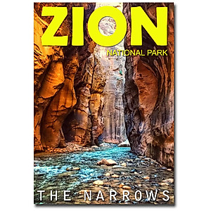 FRIDGE MAGNET The Narrows Zion National Park Fridge Magnet Size 2.5 x 3.5