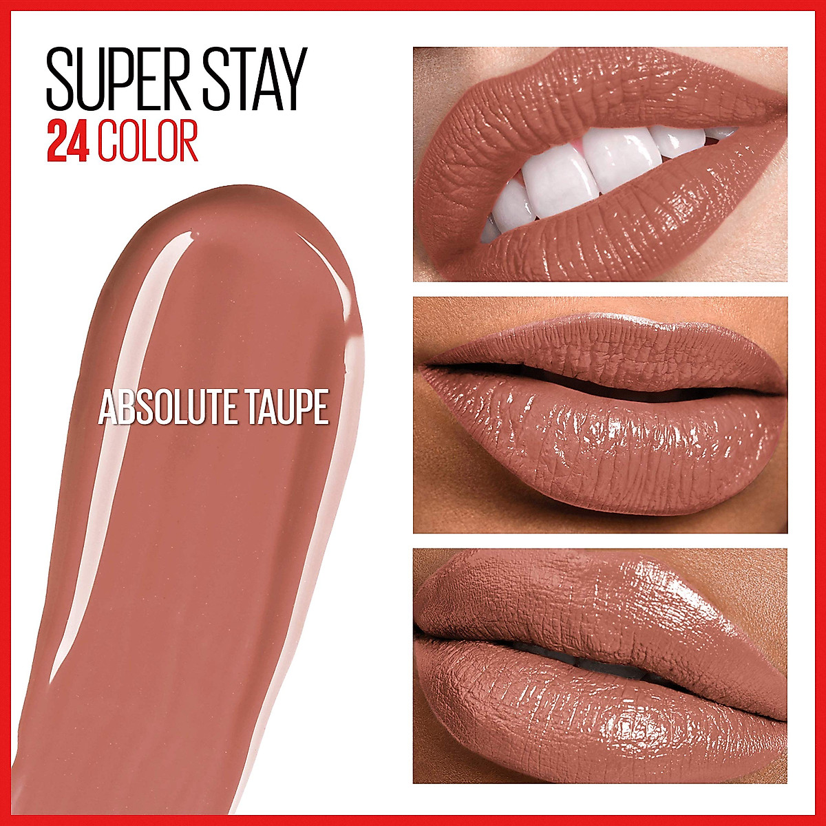 Maybelline SuperStay 24, 2-Step Liquid Lipstick, Absolute Taupe