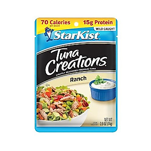 StarKist Tuna Creations Ranch, 2.6 oz pouch (Pack of 12) (Packaging May Vary)