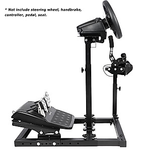Anman G29 Racing Wheel Stand Fit for Logitech G920 G923 G27,Thrustmaster T150 T248 T300RS TMX,Fanatec Driving Simulator Cockpit Gravity Upgrade,Steering Wheel Pedal Seat Not Included