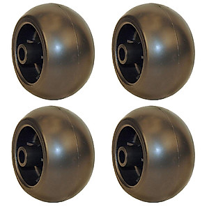 Reliable Aftermarket Parts Our Name Says It All RAParts (4) Deck Roller Wheels Fits Exmark, Fits Toro, Bunton, Gilson 1-603299 PL7540 68-2730