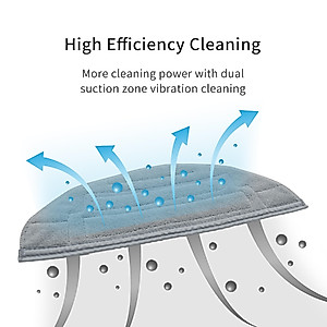 Ulimymei 2 Pack Replacement Mop Pads for S8 / S8+ Series Robot Vacuum, Microfiber Mopping Cloth Vacuum Accessories