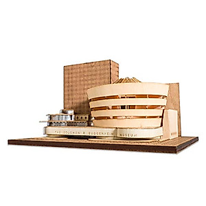 Little Building Co Guggenheim Museum Scale Replica kit, Frank Lloyd Wright midcentury Modern Architecture. NYC Architectural fine Wood Accurate Model