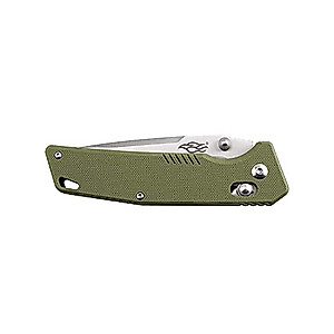 GANZO Firebird F7601 Pocket Folding Knife 440C Stainless Steel Blade G-10 Anti-Slip Handle with Clip Hunting Gear Fishing Camping Folder Outdoor EDC Knife (Green)