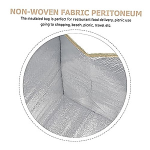 Kisangel Tote Bags Packing Insulation bags tote bags cooler bags insulated delivery bag catering bag thermal bag pizza bird's nest storage bag food nonwoven peritonealwaterproof