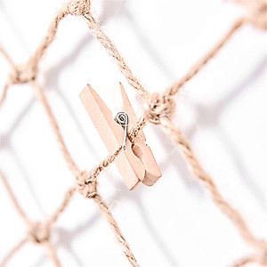 25pcs Wooden Clothespins with Close Wire Springs Wooden Natural Mini Clothespin for Photo, Clothes, Hanging, Drying (3.7X 0.4 Inch), JD2108302351