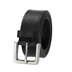 Wrangler Men’s Leather Country Casual Every Day Dress Belt for Jeans, Khakis Black 42