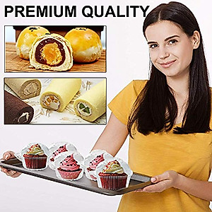 100PCS Clear Plastic Individual Cupcake Containers Boxes, Disposable Stackable Cupcake Holder, Salad Favor Cake Holder Muffin Case Cups Pod for Halloween, Christmas and New Year Party (Pack of 100)