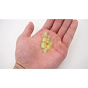 Driak Inclinometer Spirit Level Bubble-Tube Vial Mini Bubble Spirit Level Gradienter 6 * 15mm 7 * 26mm,8 * 31mm