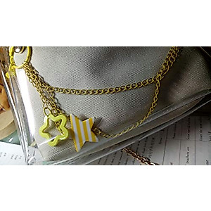 Youndcc Ita Bag Chain Ita Bag Accessories DIY Accessories Ita Bag Decoration Pins, Cosplay,Comic Con WHITE