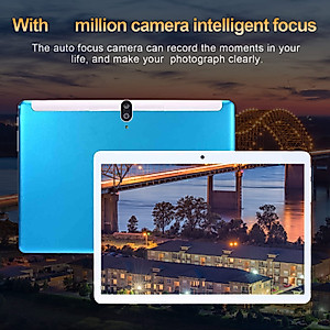 Android 10.0 Tablet, 10.1 inch HD Display 8-core 1+16GB ROM TF Expansion WiFi Blue-Tooth Tablet Best for Adults Working Childrens Boys Girls School Learning Birthday Gift