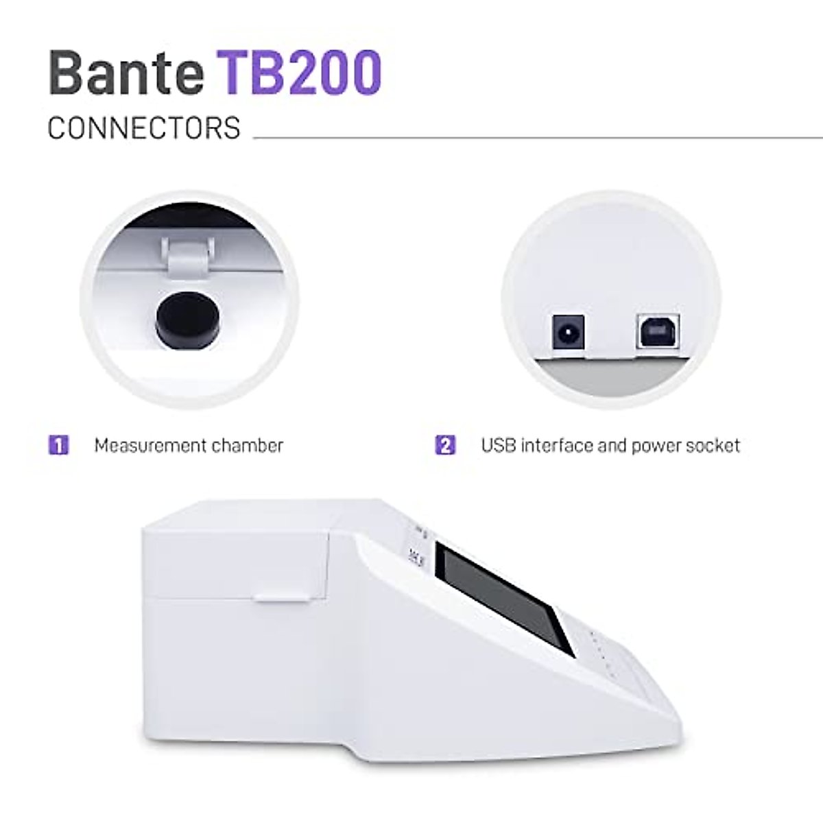 Bante TB200 Laboratory Turbidity Meter | Turbidimeter | 2 to 7 Points Calibration, Selectable TSS Measurement Mode and Turbidity Units, Accuracy ±2%