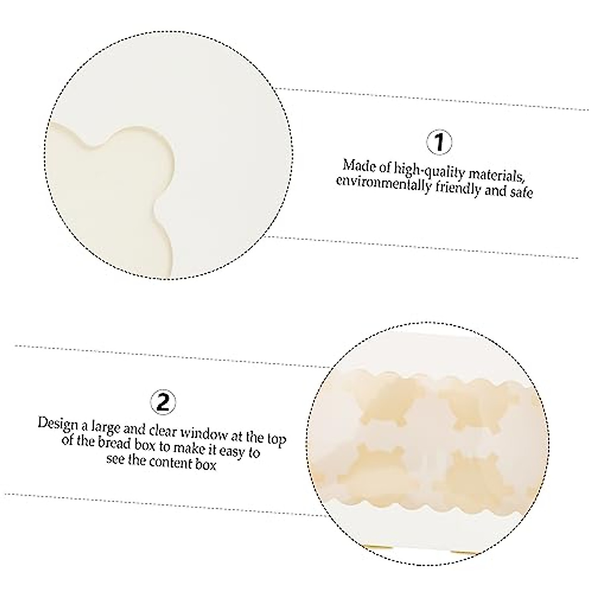 UPKOCH 10pcs Boxes Cake Muffin Box Disposable Food Containers Clear Cake Box Mini Cake Boxes Paperboard Paper Gift Boxes Paper Cookie Boxes Pastry Packaging Box Cake Container Cupcake Box