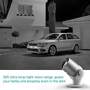 PANAMALAR Outdoor Security Camera, Smart 1080p WiFi IP Camera with Alexa Voice Control, IP65 Waterproof Surveillance System, Night Vision, 2-Way Audio, Motion Detection, Remote Access from Smartphone