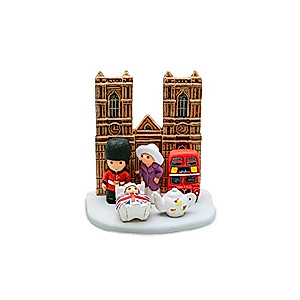 London Nativity Scene - Handmade in Clay - 1 block - 3.4"X2.4"X3.4" high, UK, Great Britain, Westminster Abbey