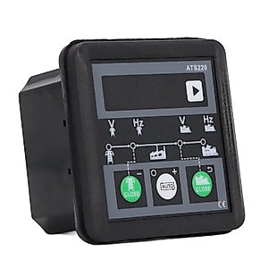 ATS Auto Transfer Switch Controller 30-300V Automatic Transfer Switch with LED Display for Power Switching Control