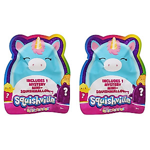 Official KellyToy Squishville Blind Bag Mystery Mini Squishmallow (Two Pack)