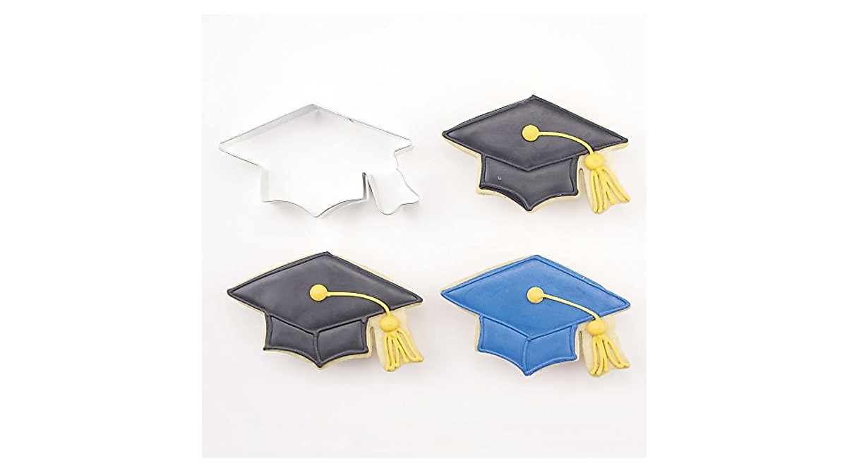 Graduation Cap Cookie Cutter - Ann Clark, 4.5"