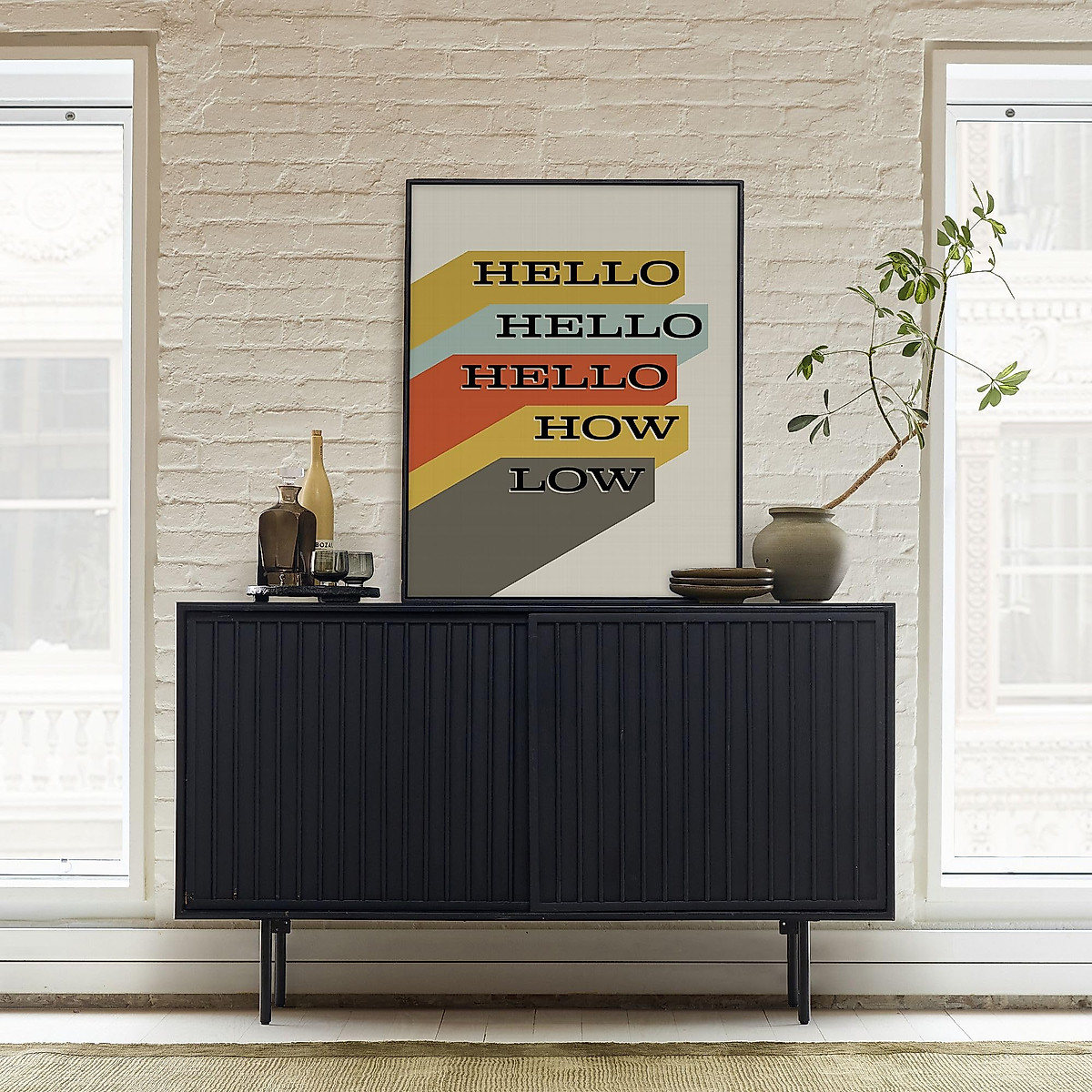 Smells Like Teen Spirit mid-century modern song lyric wall art print music band poster retro room decor bedroom aesthetic artwork living room dorm office (8x10" Print)