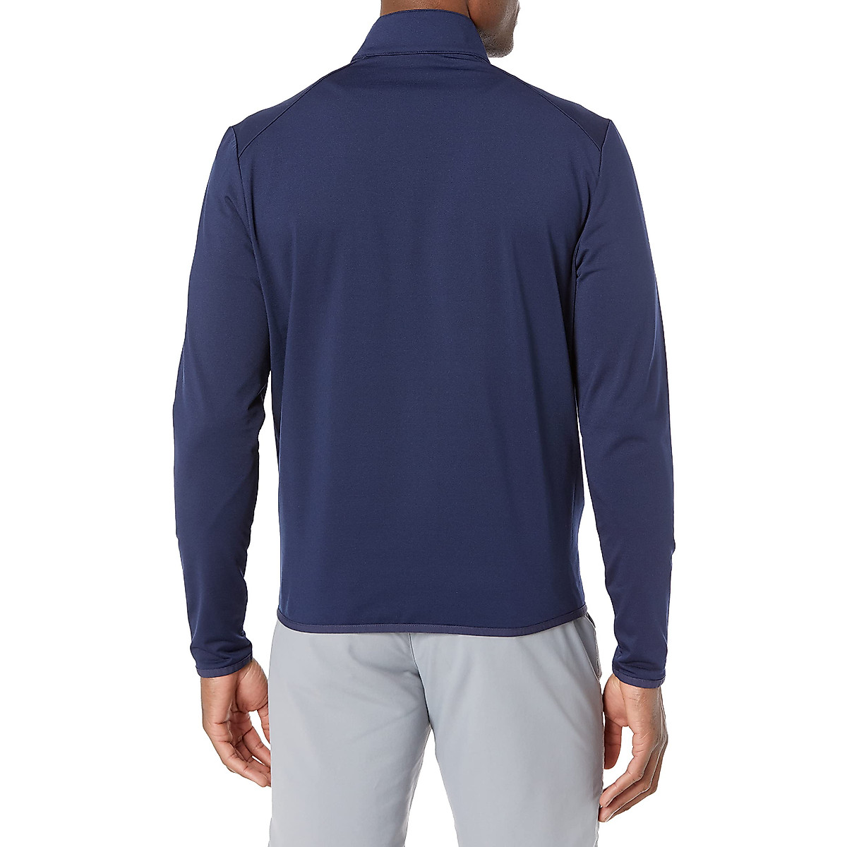 Callaway Men's Basics Long Sleeve Ultrasonic Quilted Full Zip Jacket, Black, Small