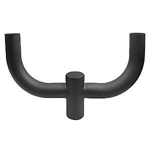 1000LED 180 Degree Double Bullhorn Mounting Bracket, 2-3/8 Inch Slip Fitter, Steel, For LED Shoebox Lights, Street Lights, Parking Lot Lights