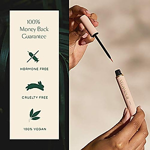 VEGAMOUR GRO Lash Serum - Natural Hormone Free Vegan Plant Based Cruelty Free Eyelash Thickening Formula Boosts Healthy Growth