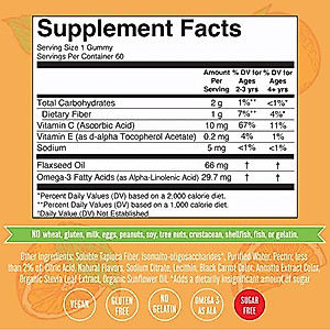 Kids Multivitamin Gummies & Vegan Omega 3 Gummies for Kids Bundle by MaryRuth's | Immune Support | Omega 3 Supplement with Vitamin C, Vitamin E, Flaxseed Oil | Brain Health | No Fish Taste