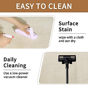 Sour Lemon 8x10 Area Rugs for Living Room, Soft Large Area Rug Fluffy Rugs for Bedroom，Machine Washable Area Rug Non Slip Carpet Rugs for Living Room Playroom Kids Room Home Decor