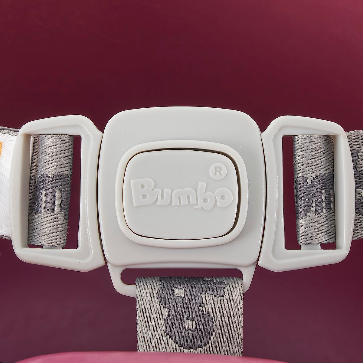 Bumbo B10013 Baby Infant Soft Foam Comfortable Wide Floor Seat with 3 Point Adjustable Harness, Grape Purple