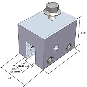 MageClamp Standing Seam Metal Roof Mounting and Racking Bracket Clamp for Solar Panel Module Installation